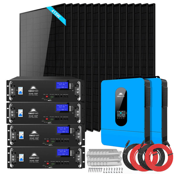 Complete Solar Systems For Off Grid | Off Grid Solar Kit - SunGoldPower ...