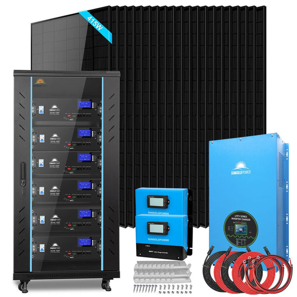 Server Rack Solar Kits - SunGoldPower