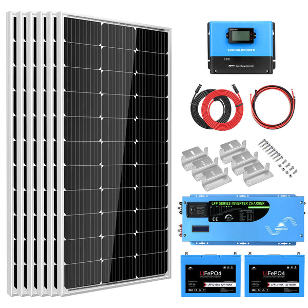 RV Solar Power System | Camper Solar Power System - SunGoldPower