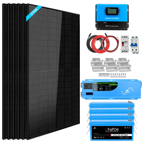Shop 6000 Watt Solar System Online - SunGoldPower
